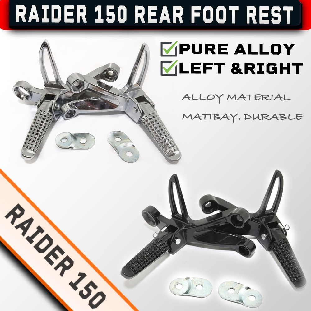 SpeedMOTO Motorcycle Rear Foot Rest for Suzuki Raider 150 1 pair 2pcs ...