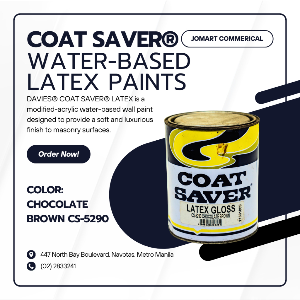 Coat Saver CS-5290 Gloss Latex Paint – Chocolate Brown – 1L / 4L ...