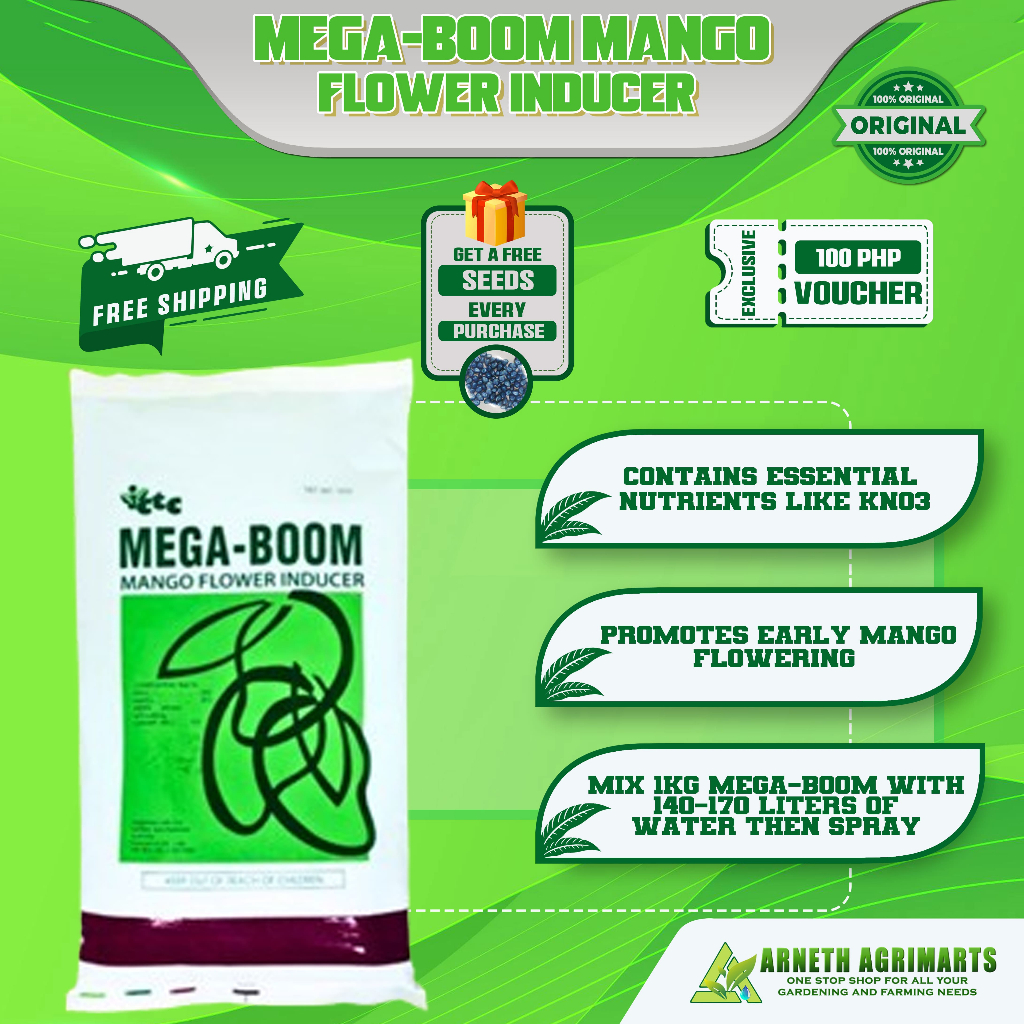 ARNETH MEGA-BOOM MANGO FLOWER INDUCER 1 KILOGRAM PACK | Shopee Philippines