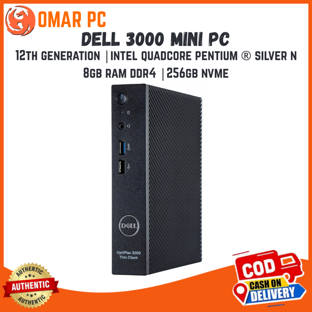 DELL 3000 MINI PC 12TH GEN |Intel® Pentium® Silver N6005 QUADCORE|16GB ...