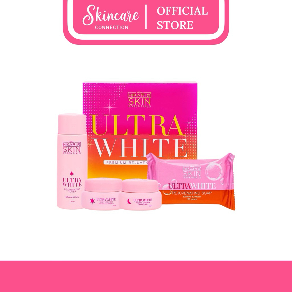 Hikari Skin Essentials Ultra White Premium Rejuvenating Set All Skin ...