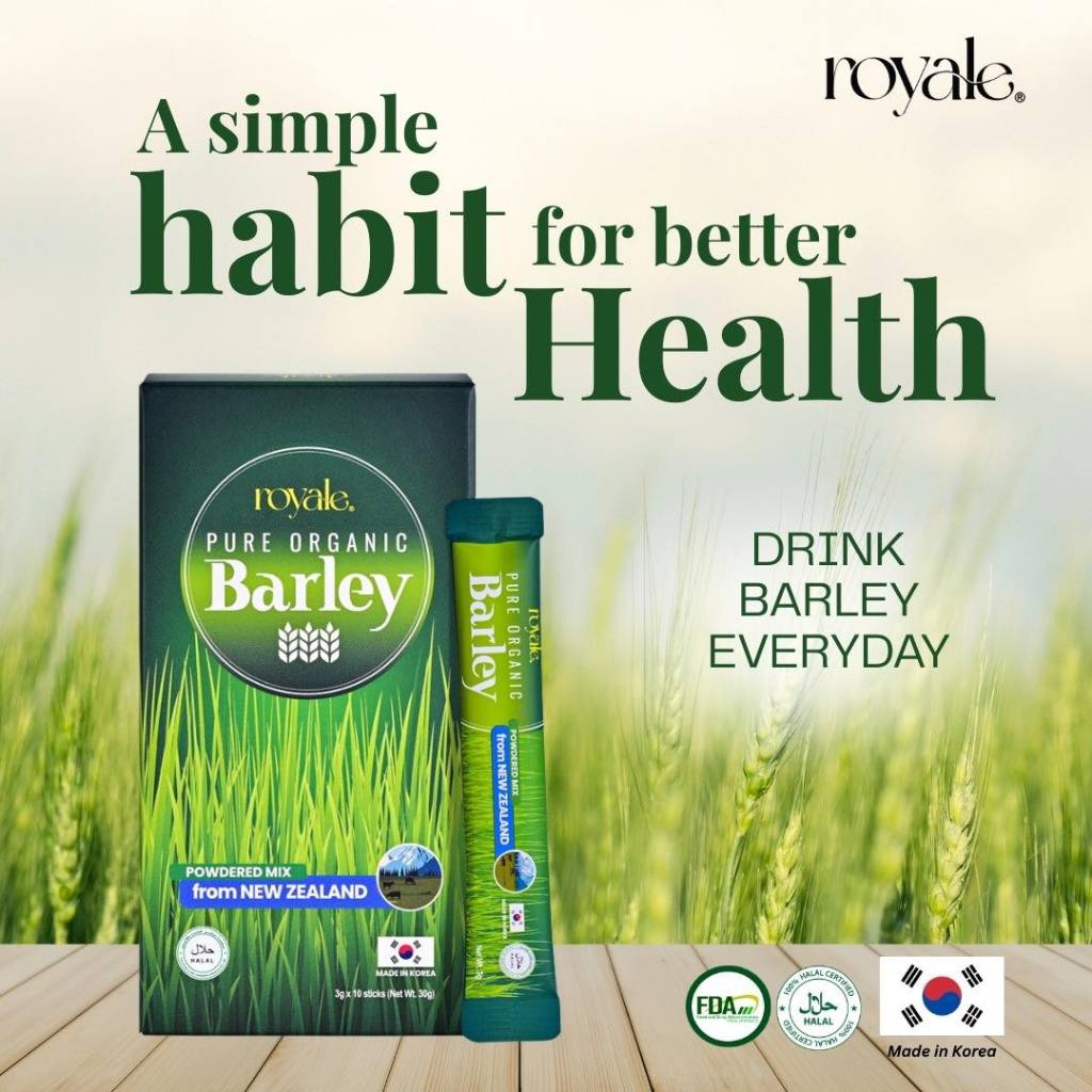 ROYALE PURE ORGANIC BARLEY MADE IN KOREA | Shopee Philippines