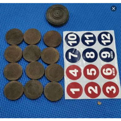 Pitcha ng Pool Fiber Pool Chips With Numbers Wood | Shopee Philippines