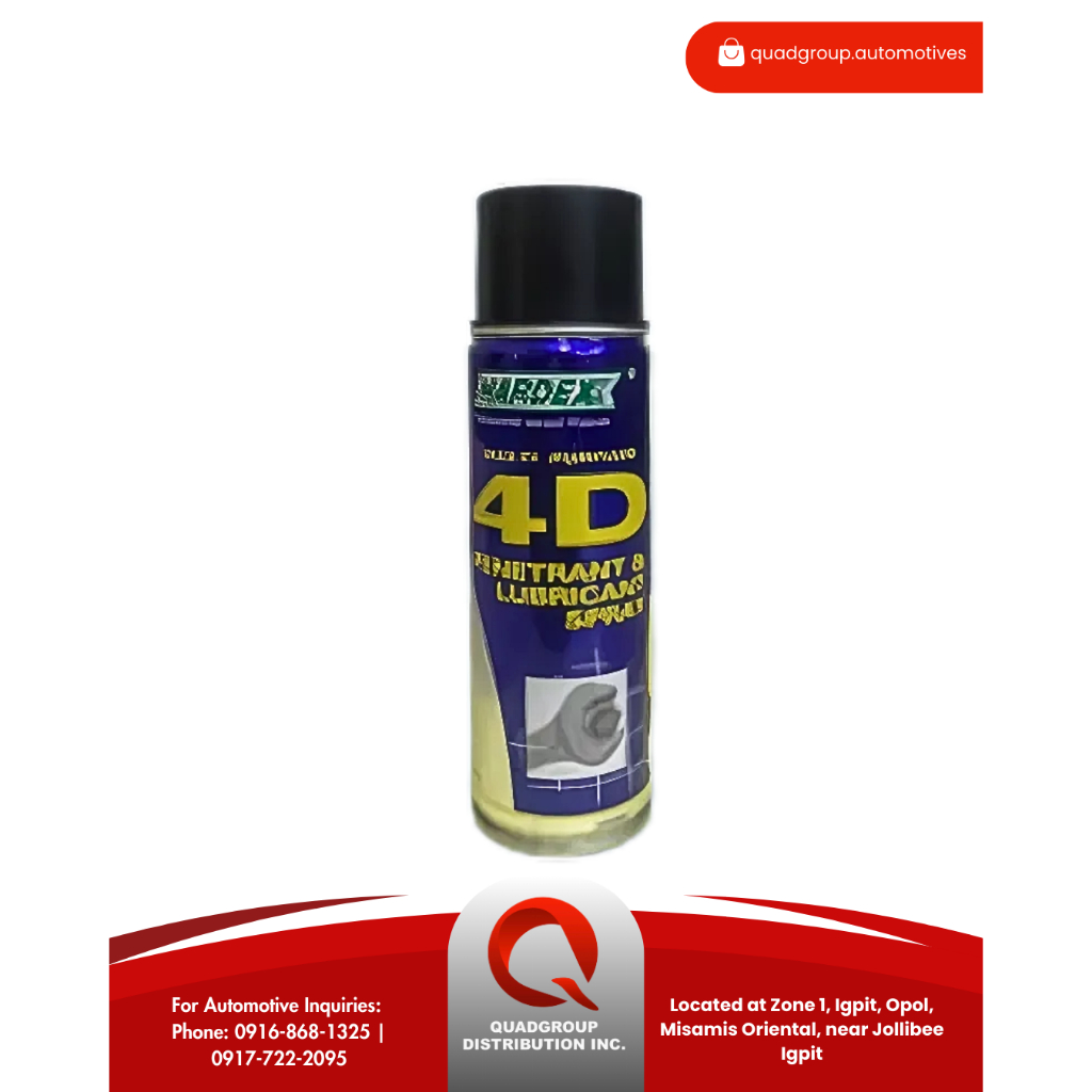 HARDEX 4D PENETRANT & LUBRICANT SPRAY 400ML | Shopee Philippines