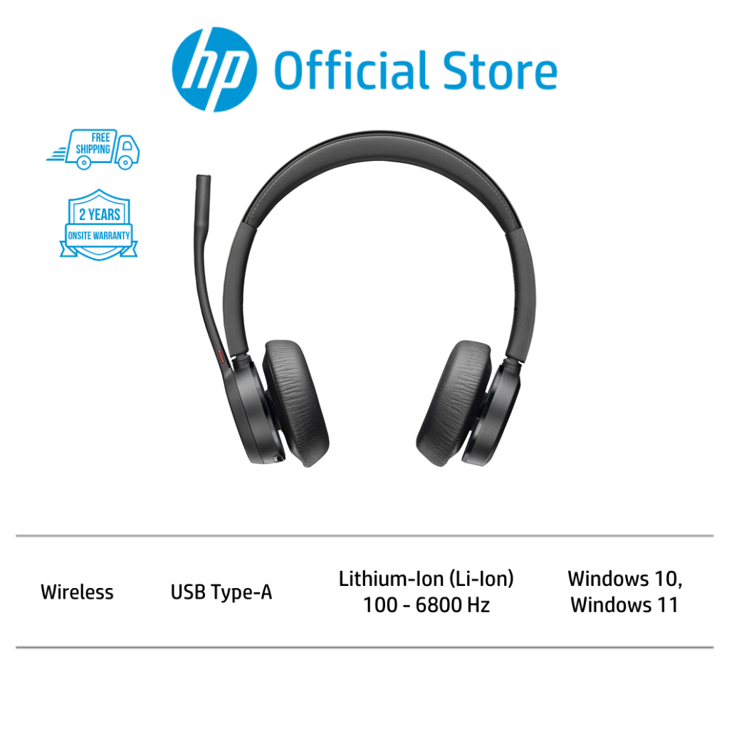 Poly Voyager 4320-M + USB-A to USB-C Cable + BT700 dongle | Shopee ...