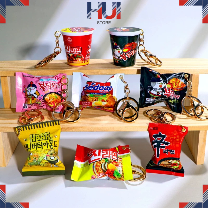 Simulation Korean turkey noodle snack bag pendant schoolbag pendant ...