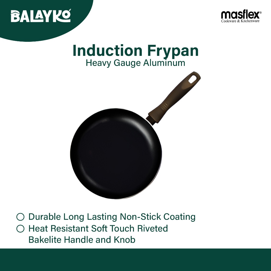 Balayko l Masflex 20 To 28cm Master Class Induction Frypan w/ Durable ...