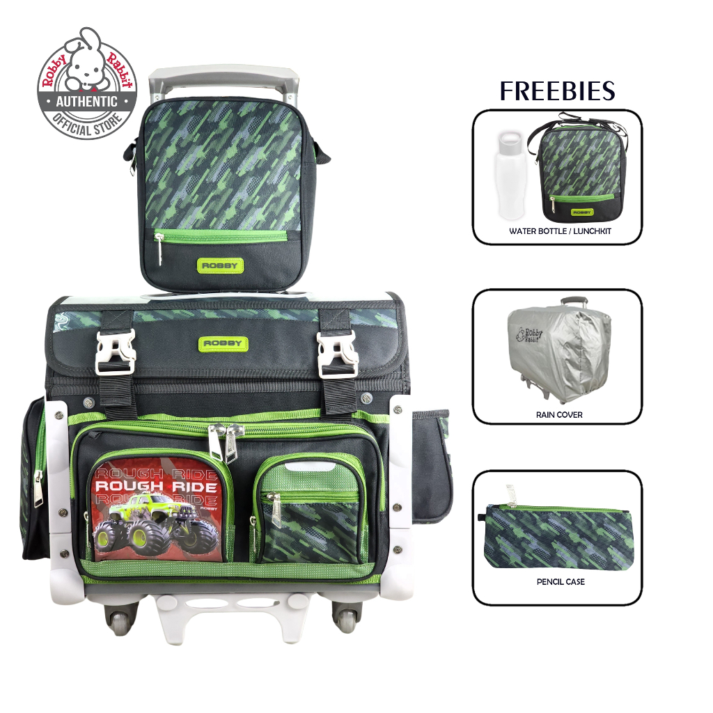 Robby Rabbit Mighty Truck Large House-Type Trolley Bag | Shopee Philippines