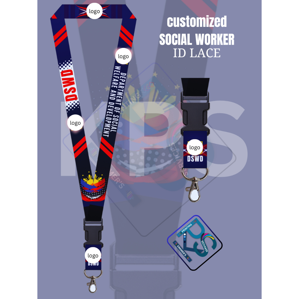 Customized SOcial Worker ID Lace 36 Inches | Shopee Philippines