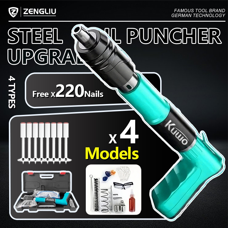 Nail Gun Power Tool Heavy Duty Nail Gun Punch Gun Concrete Tool Silent ...