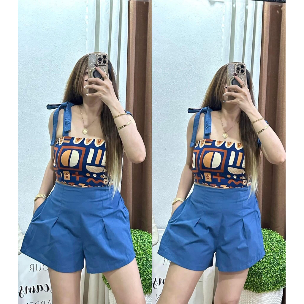 Lucia Short Coords (PRINTED) | Shopee Philippines