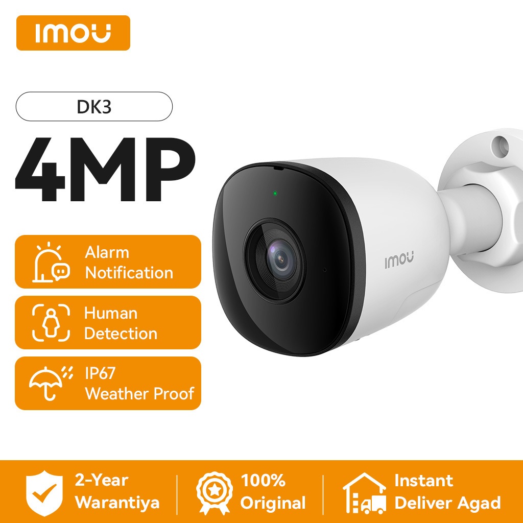 IMOU DK3 4MP Bullet WiFi CCTV Security Cameras Outdoor Cam waterproof ...