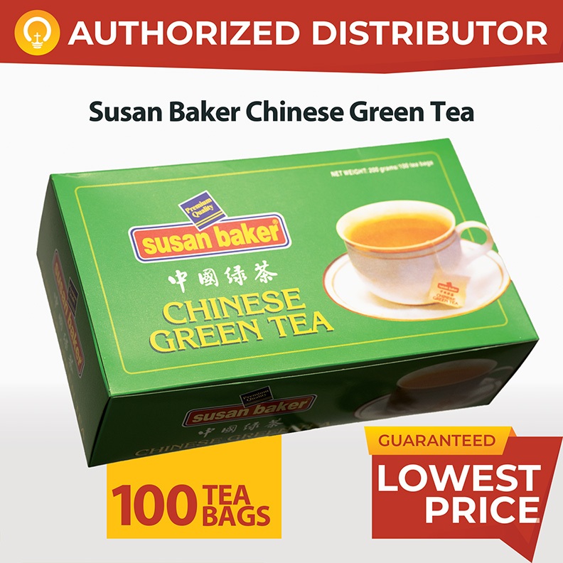 Susan Baker CHINESE GREEN TEA Sachets 25/50/100s – Brewing Tea Bags for ...
