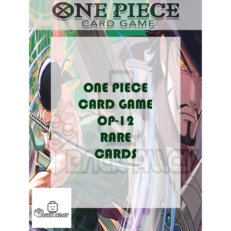One Piece TCG OP12 Rare Cards (R) | Shopee Philippines