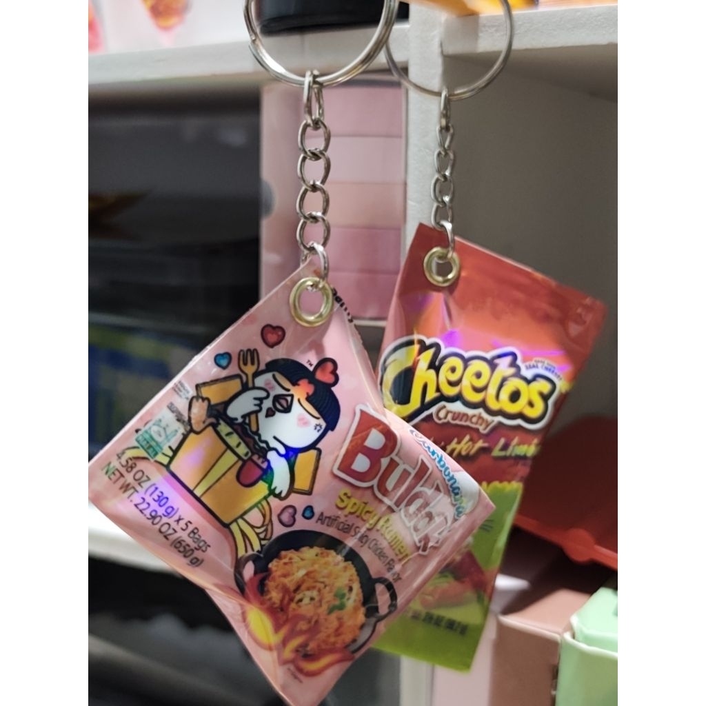 Trinkets , miniature keychain , chichirya keychains mini chips ...