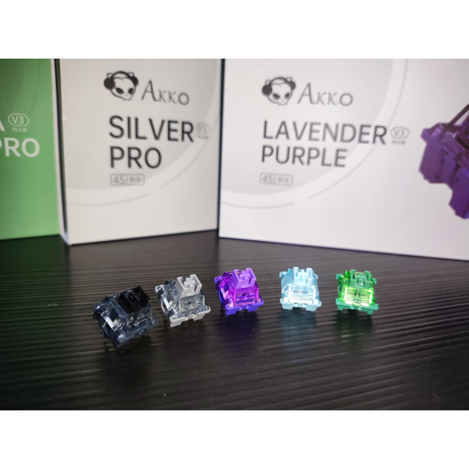 NEW Akko V3 Pro Switch (Cream Yellow / Black / Blue / Lavender Purple ...