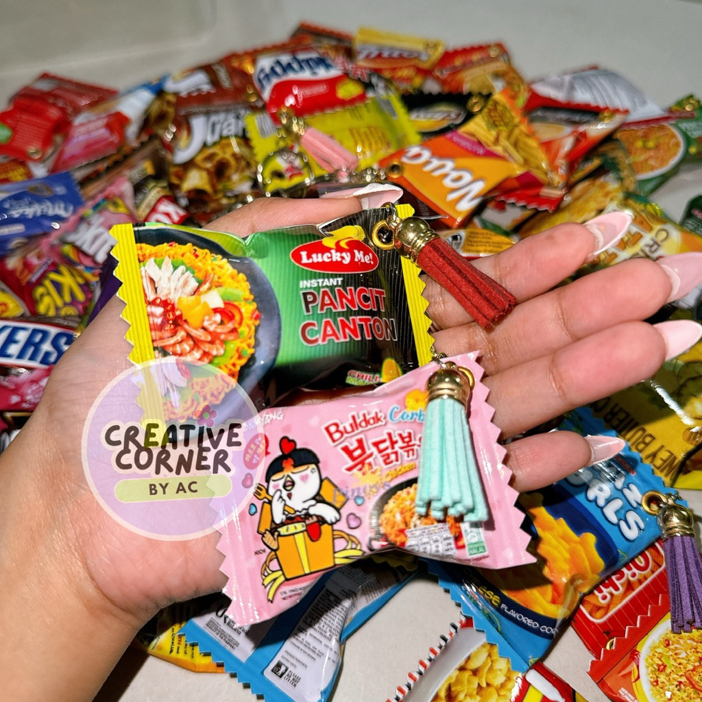 Trinket Keychains Trending Cute Miniature Realistic Chichirya with ...
