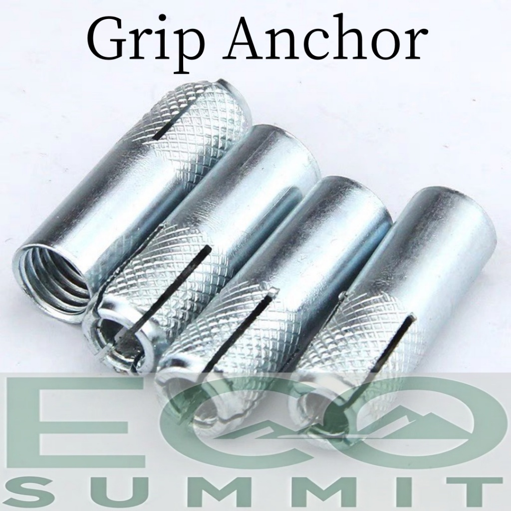 Grip Anchor/Drop in Anchor 1/4 , 5/16 , 3/8 , 1/2 , 5/8 (Per Box ...