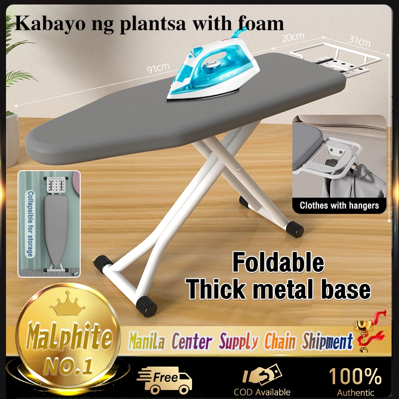 Ironing Board with Metal Safety Rest 6 Gears Height Adjustment ironing ...