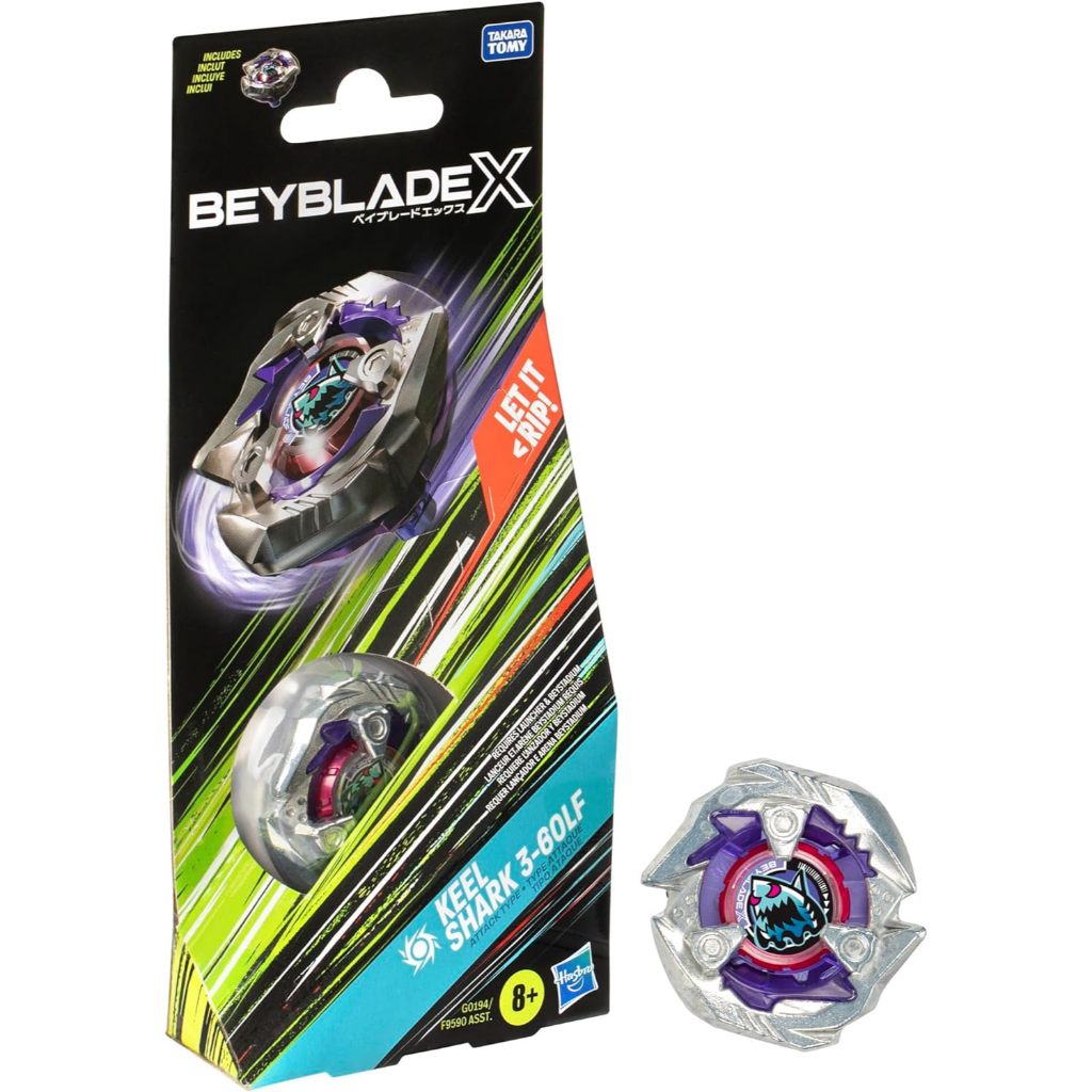 Beyblade X Keel Shark 3-60LF Booster - Hasbro | Shopee Philippines