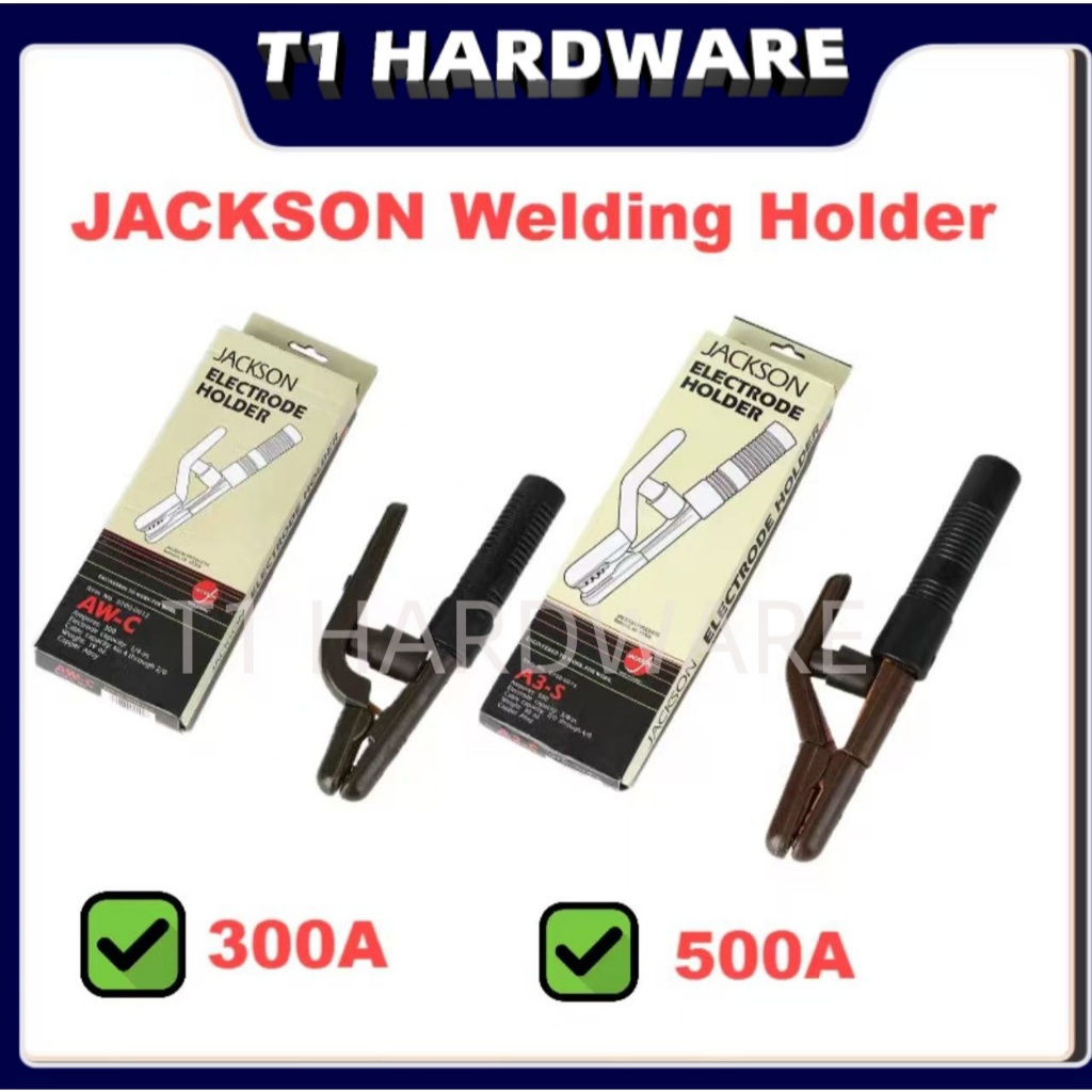 JACKSON Welding Holder Electrode Welding Rod Stick Holder 300A/500A ...