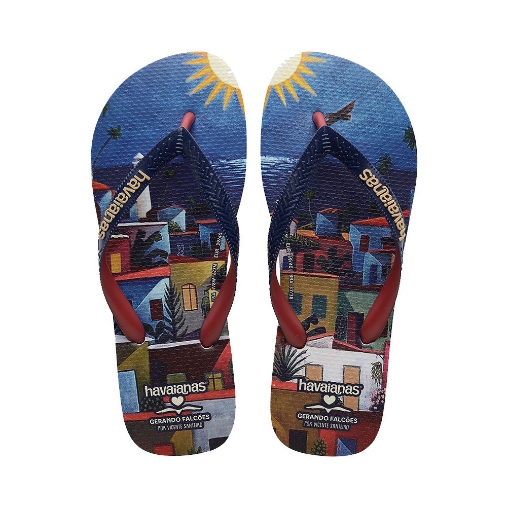 Havaianas Gerando Falcoes Mahogany Flip Flops | Shopee Philippines