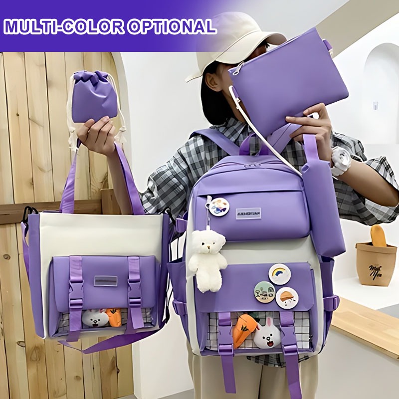 SY #2425 Women's Bags 4 in 1 Backpacks Fashion Backpacks Trend High ...