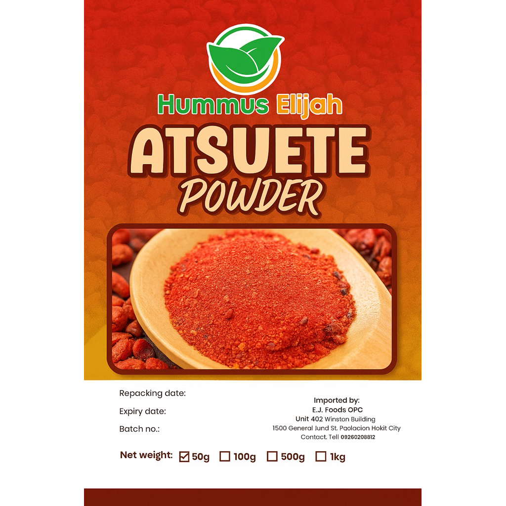 Atsuete (Annatto) POWDER- 50g/100g/300g | Shopee Philippines