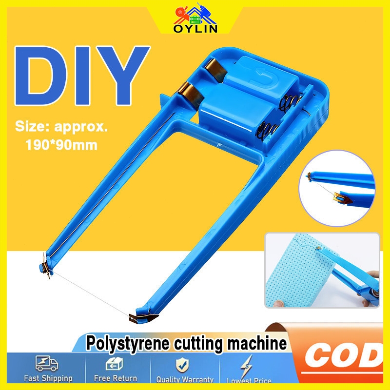 Plastic Blue Polystyrene Cutter Craft Foam Cutter DIY Hot Wire ...