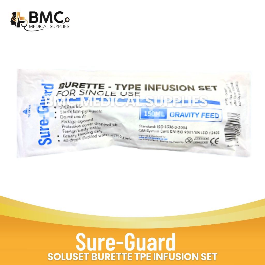 Soluset- Volumetric Solution Infusion Set Burette-Type 150ml | Shopee ...