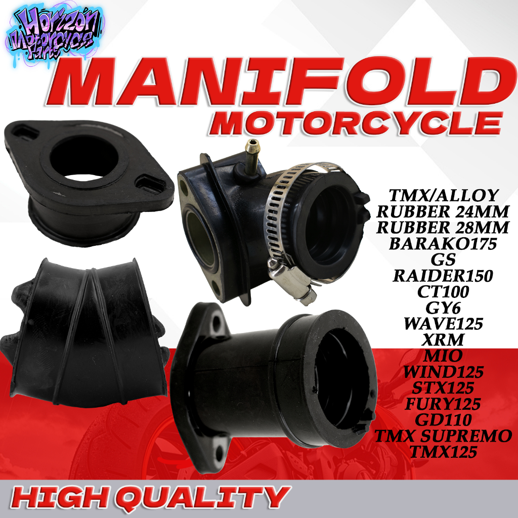 HORIZON Motorcycle High Quality Manifold for TMX/ALLOY/24MM/28MM/RAIDER ...