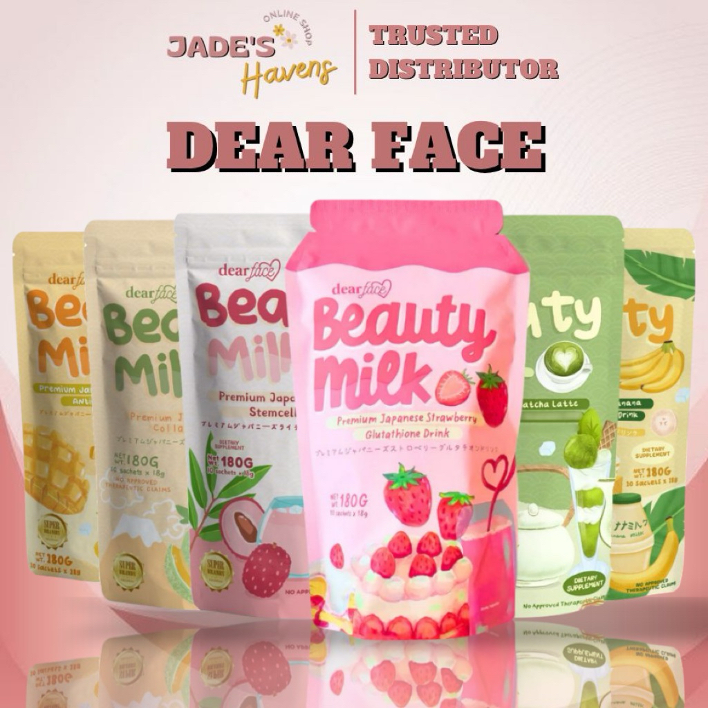 Dear Face Beauty Milk Collagen Drink FDA Approved 10 sachets 180g ...