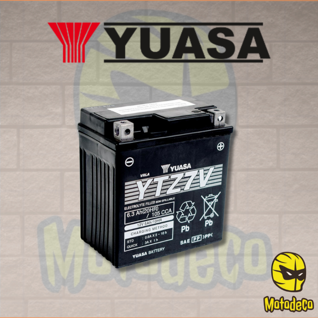 YUASA BATTERY [ ORIGINAL ] YTZ7V for NMAX V1 / AEROX V1 | Shopee ...