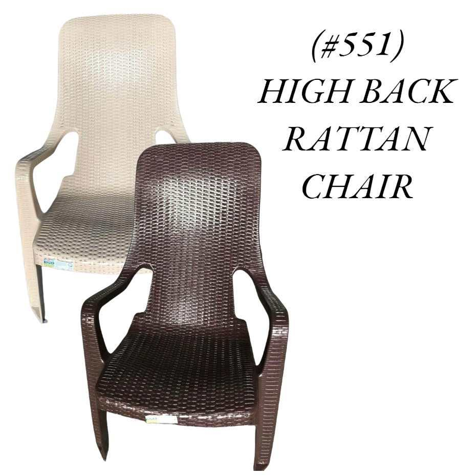ZOOEY TROPICAL HIGH BACK RATTAN CHAIR #551(MAXIMUM order OF 2PCS only ...