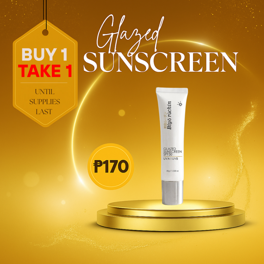Biyo Ruchin Glazed Sunscreen BUY 1 TAKE 1 (exp AUG 2025) | Shopee Philippines