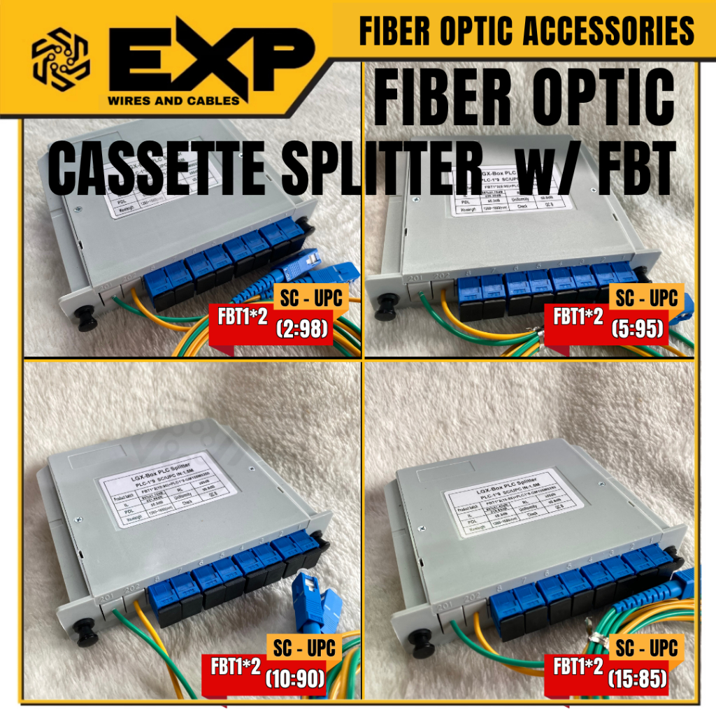 EXP 1x9 SC UPC Cassette Splitter with FBT | Original® | High Quality ...