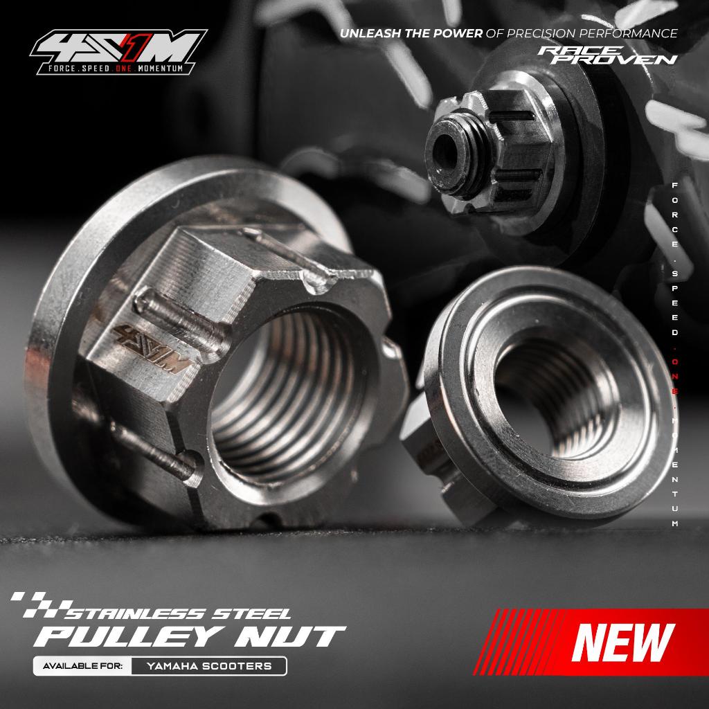 4S1M Stainless Steel Pulley Nut for All Types of Yamaha Scooters - Race ...
