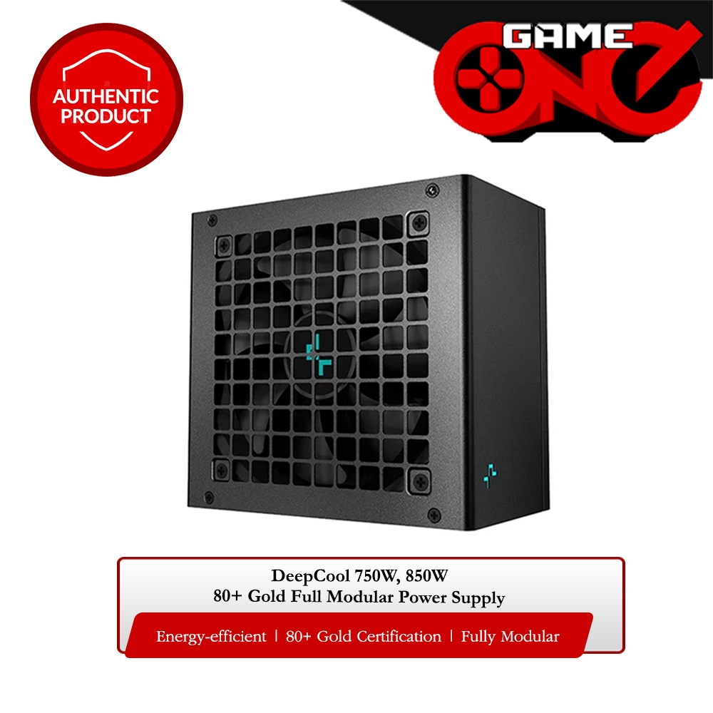 DeepCool 750W, 850W 80 Plus Gold Fully Modular Power Supply | Shopee ...