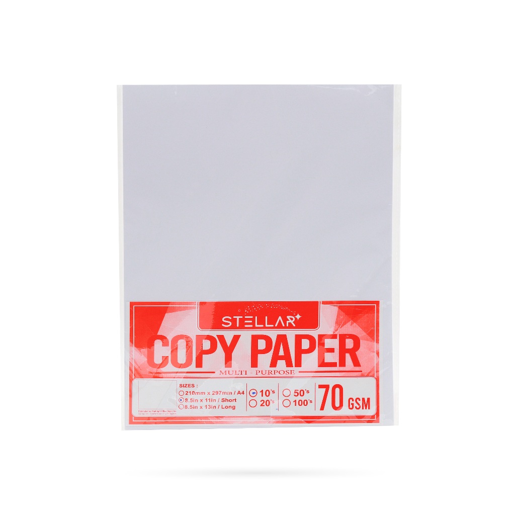 Stellar Multi-purpose Copy Paper Letter (8 1/2" x 11") 70GSM Substance ...