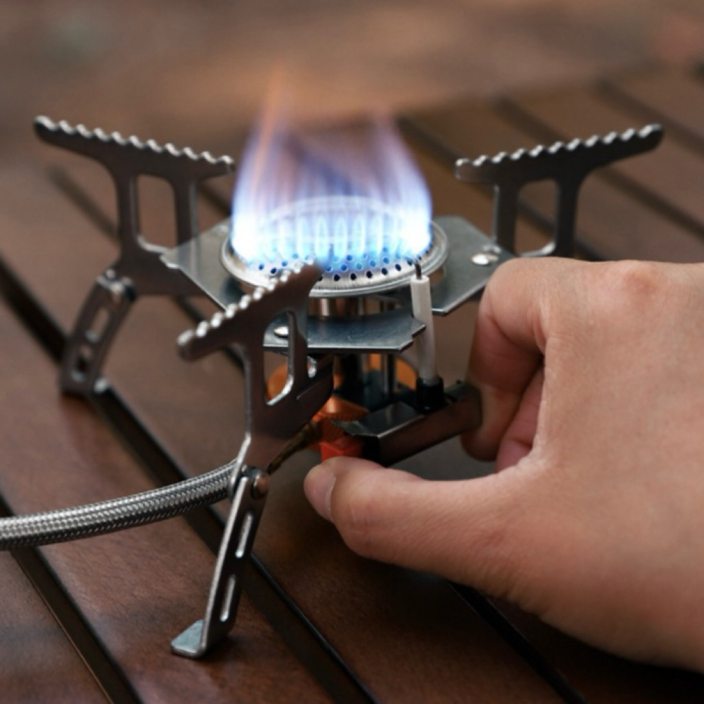 portable camping butane stove for outdoor activities butane adapter ...