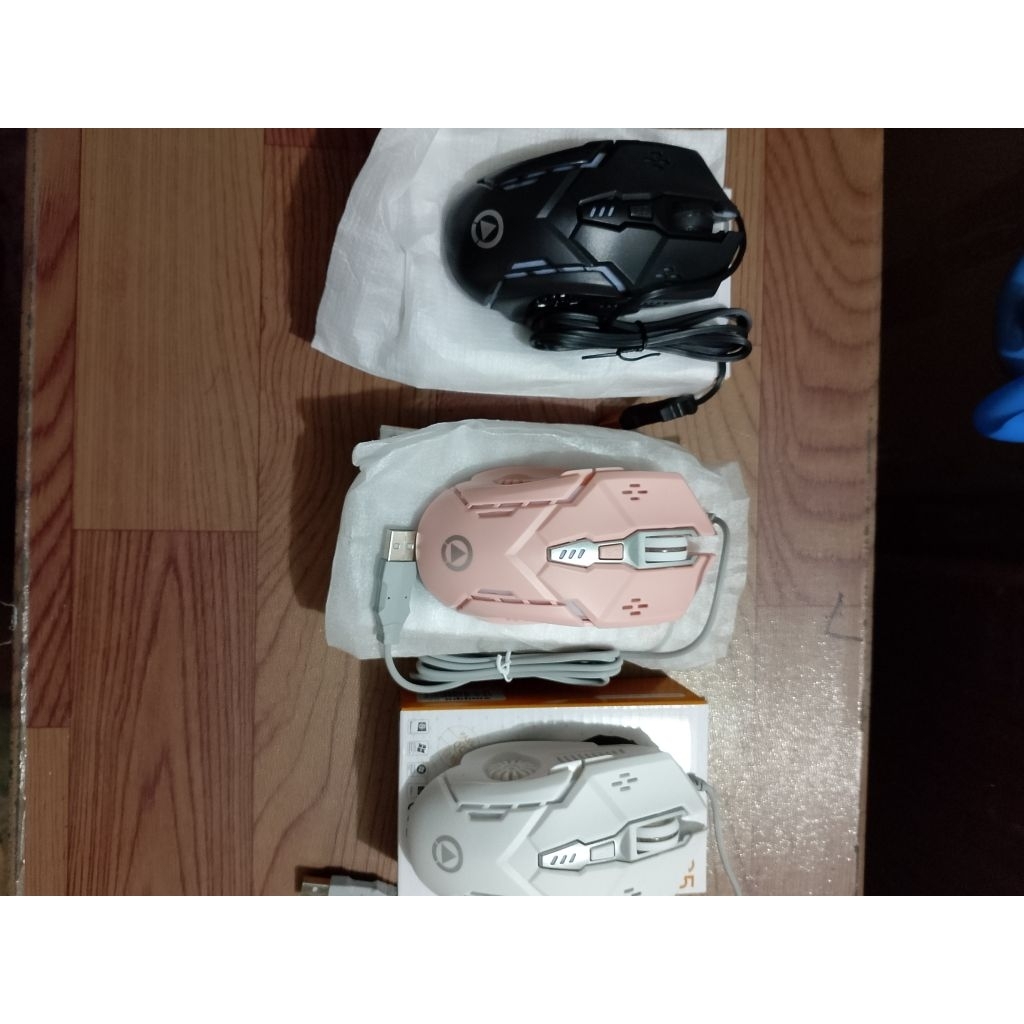 Gaming Computer Mouse USB Connector with lights ( Heavy Duty) | Shopee ...