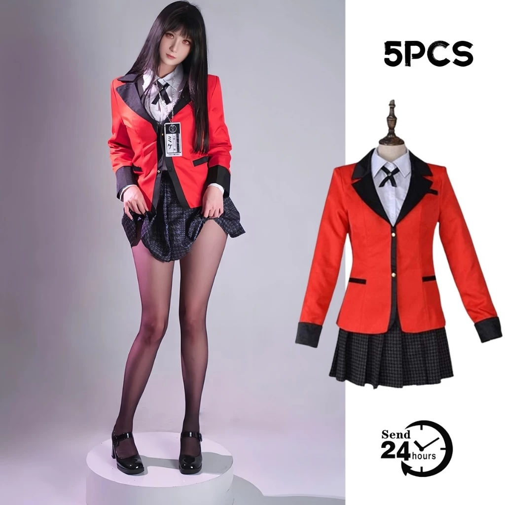 Kakegurui Yumeko Jabami Costume for Women Girl Adult Jabami Yumeko ...