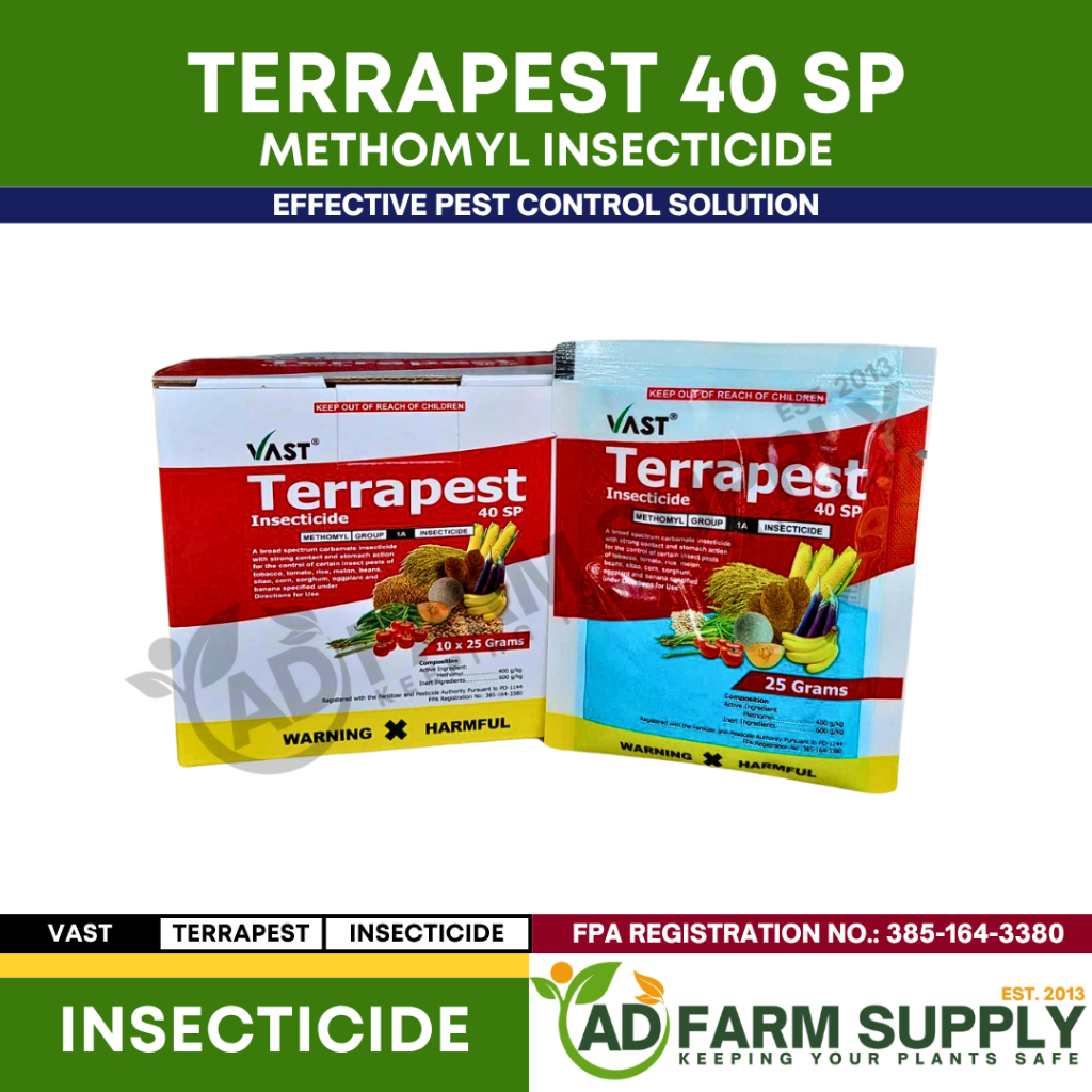Terrapest 40 SP Insecticide 25g | Fast-Acting Methomyl Insecticide ...