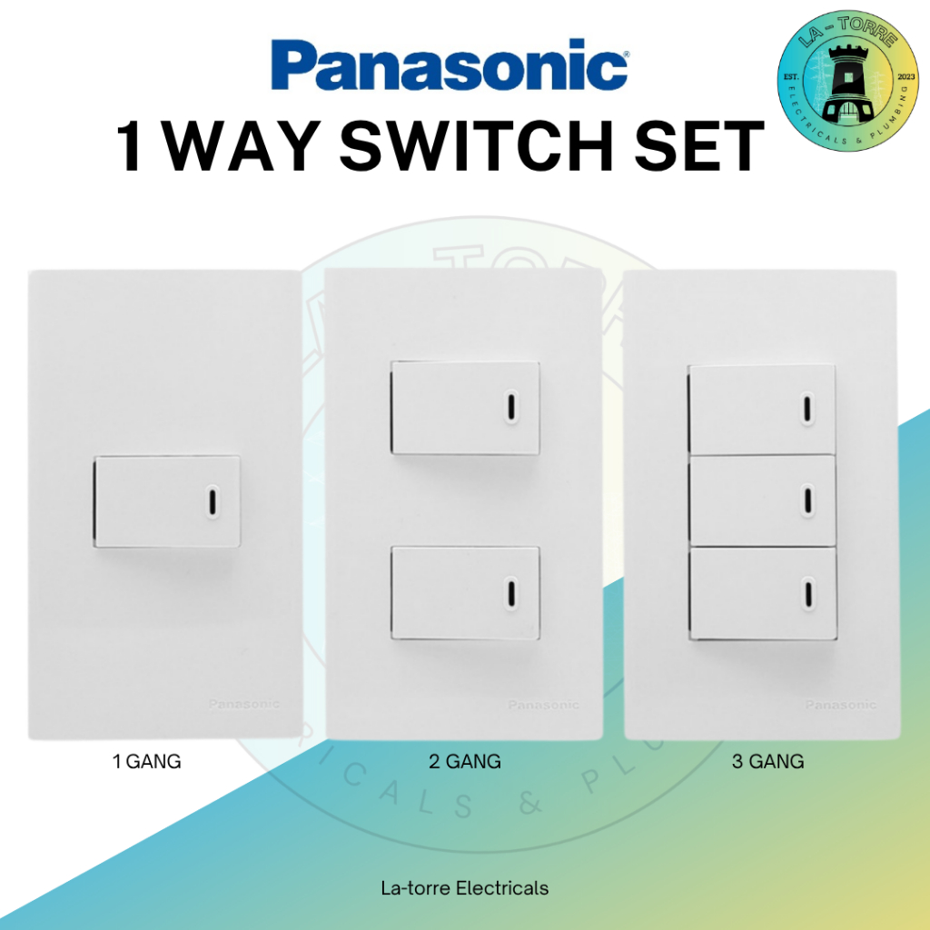 Wide Series Switches (1,2,3 Gang) | Shopee Philippines