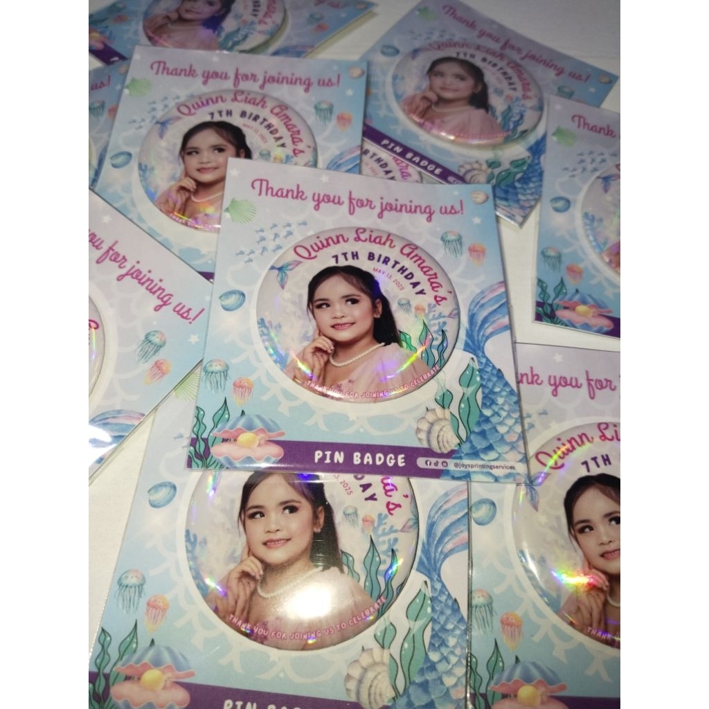 Customized Pin Badge Souvenir for any Occasions (Birthday,Reunion ...