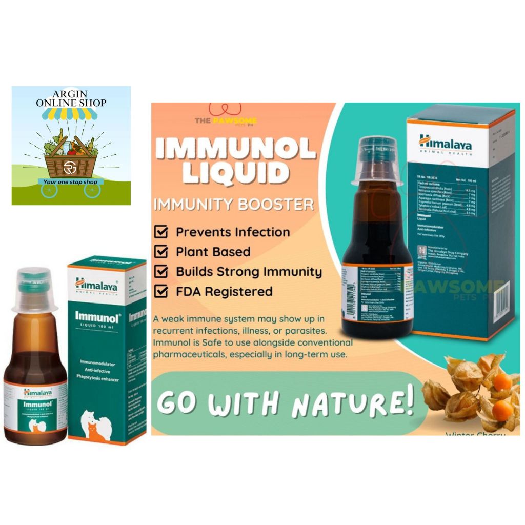 Himalaya Immunol Liquid 100ml for Dogs and Cats | Shopee Philippines