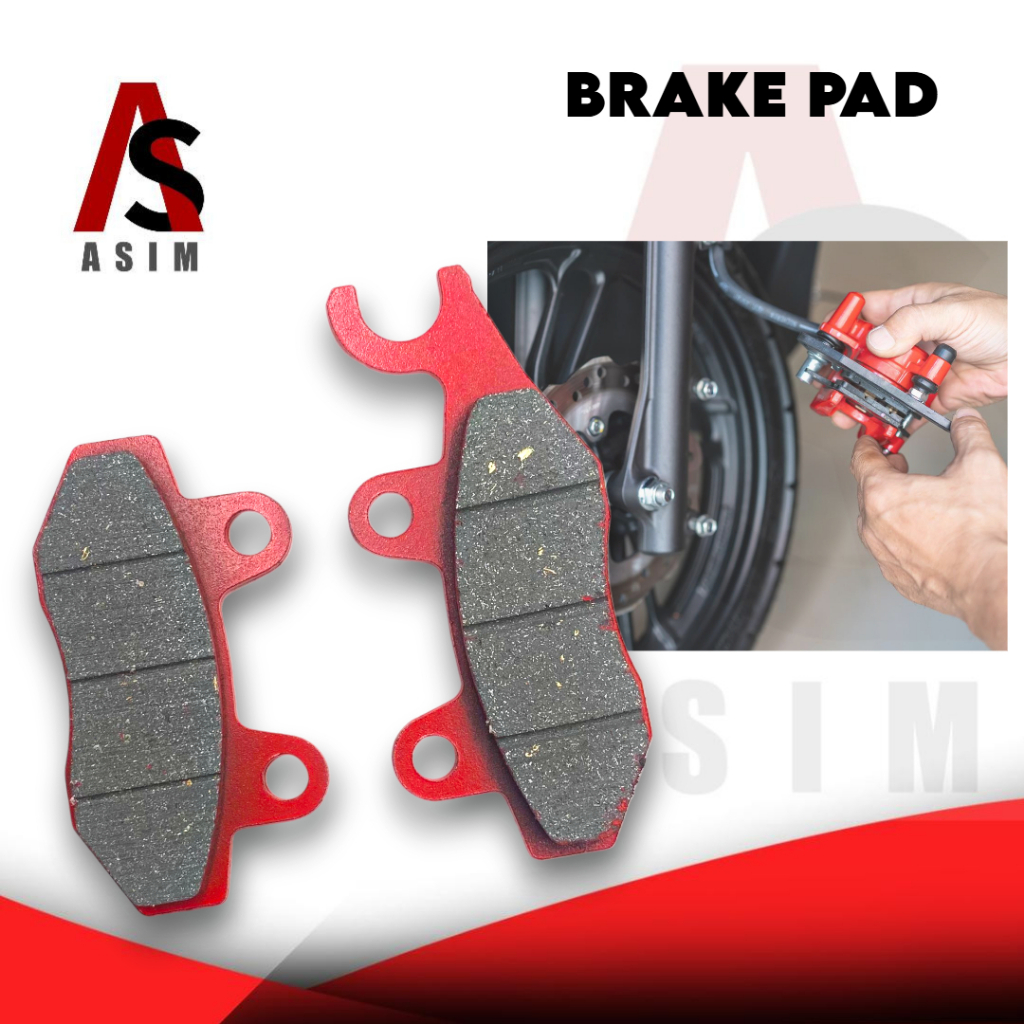 ASIM MOTORCYCLE FRONT / REAR BRAKE PAD DISC PAD FOR MOTORCYCLE | Shopee ...