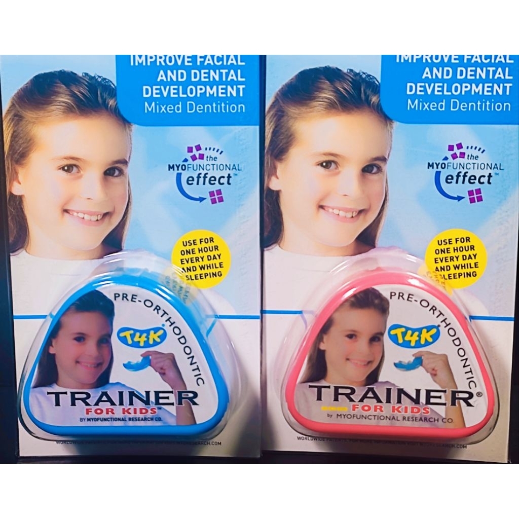 Myobrace, T4K (Blue/Phase1 and Red/Phase2) Dental Appliance | Shopee ...