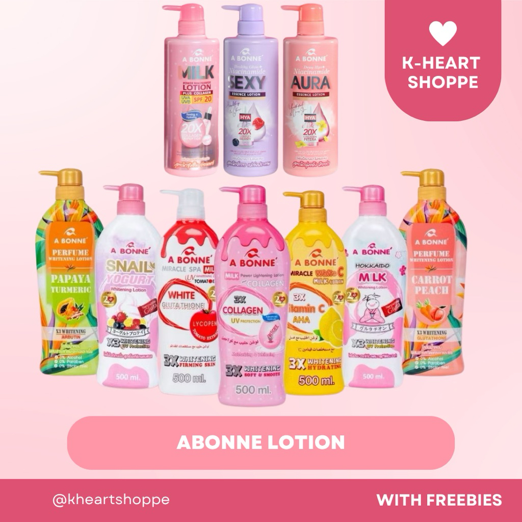 ABONNE LOTION COLLAGEN GLUTATHIONE 500ML. | Shopee Philippines