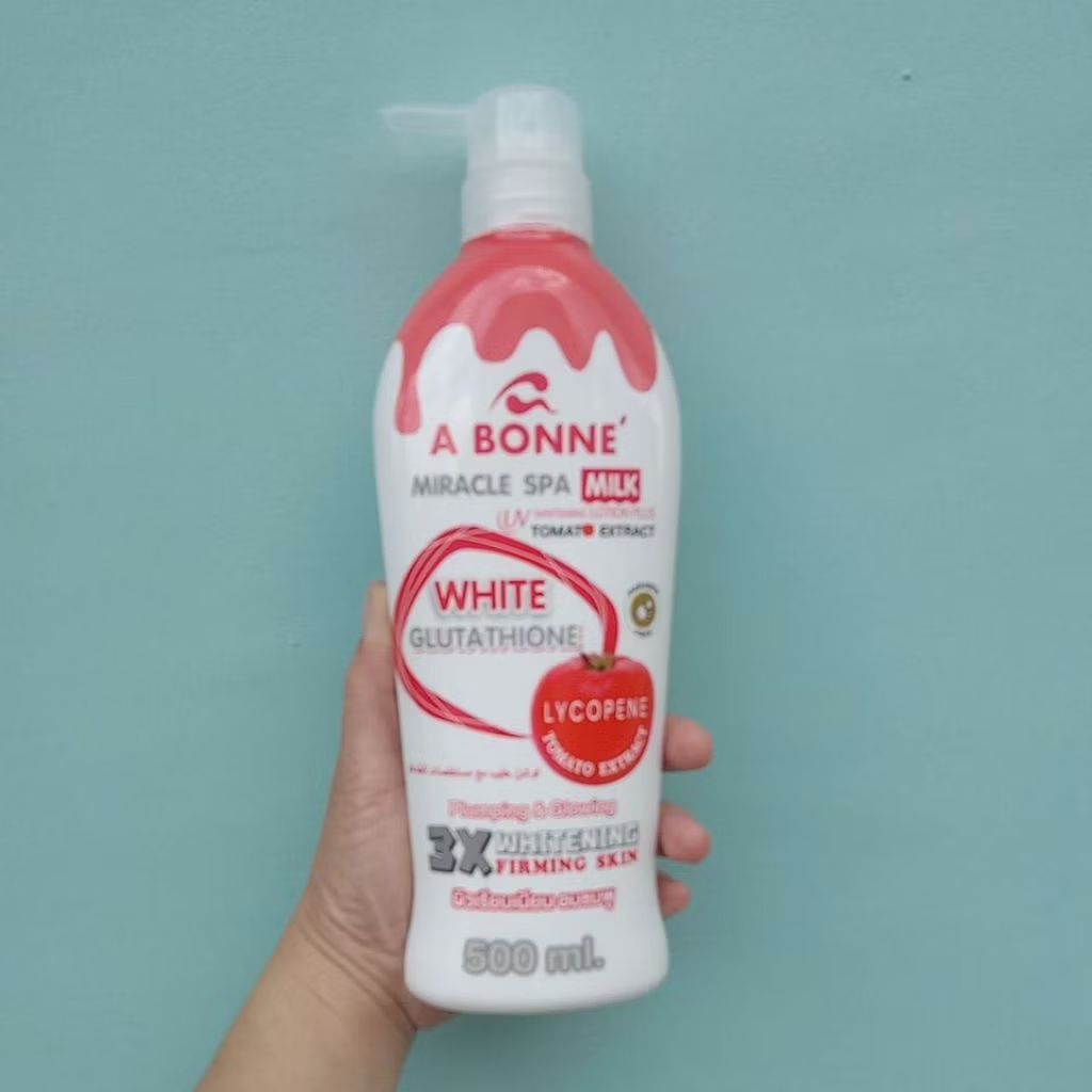 A BONNE' MIRACLE SPA MILK UV WHITENING LOTION TOMATO EXTRACT WHITE ...